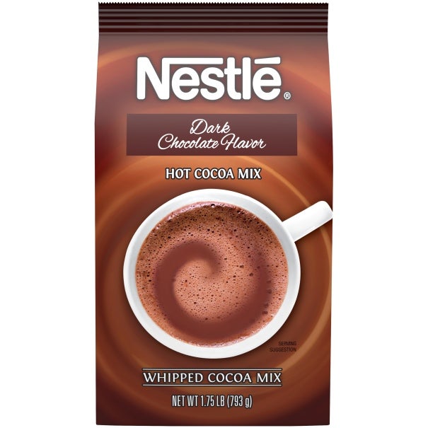 Nestlé Hot Cocoa con Sabor a Chocolate Oscuro – Paquete de 12 Bolsas a Granel de 1.75 lb ...